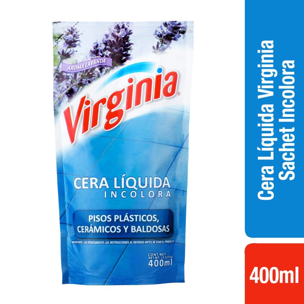 VIRGINIA CERA AUTOBRILLO INCOLORA DOYPACK 400 ML (10.UNIDADES) - Anaes.cl
