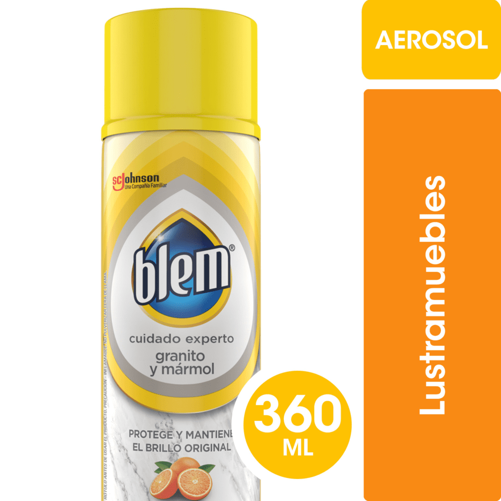 BLEM AEROSOL LIMPIADOR GRANITO Y MARMOL 360 CC (12.UNIDADES) - Anaes.cl