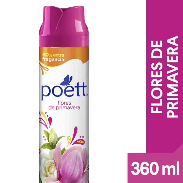 POETT AMBIENTAL SPRAY FLORES DE PRIMAVERA 360 ML (6.UNIDADES) - Anaes.cl